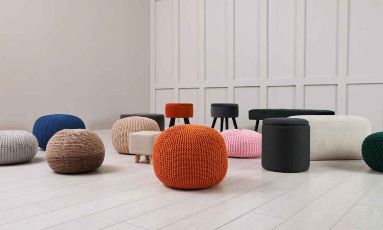 How To Stuff A Pouf Ottoman - House Pulp