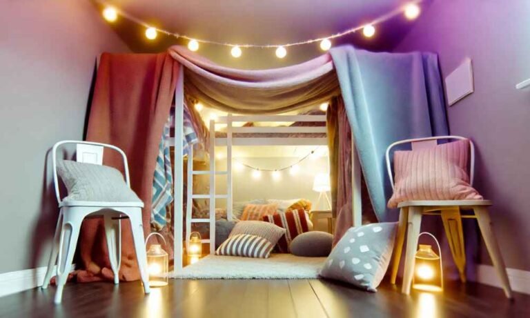 How To Make A Blanket Fort In A Small Bedroom - House Pulp