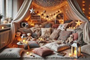 How To Make A Blanket Fort In Your Bedroom - House Pulp